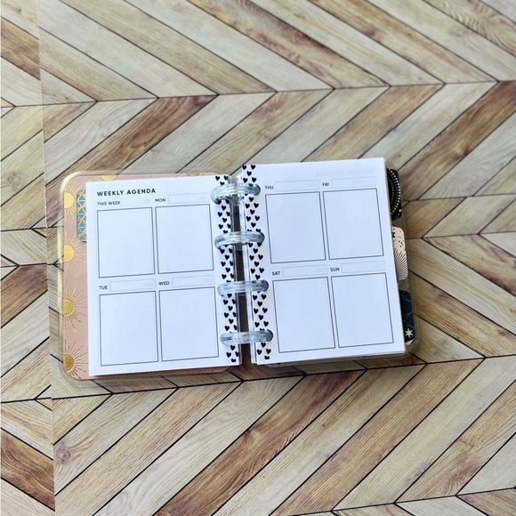 Hand Crafted | Office | Happy Planner Micro Notes 2 Months Undated Moon ...